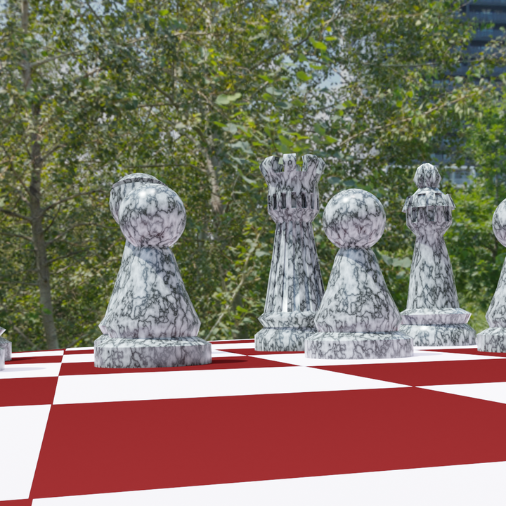 3D Printable Chess set by oz tzemach