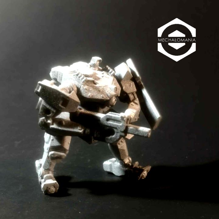 3D Printable Panzer 9 BCV: Machinegun and Shield (mech) by Rattapoom ...