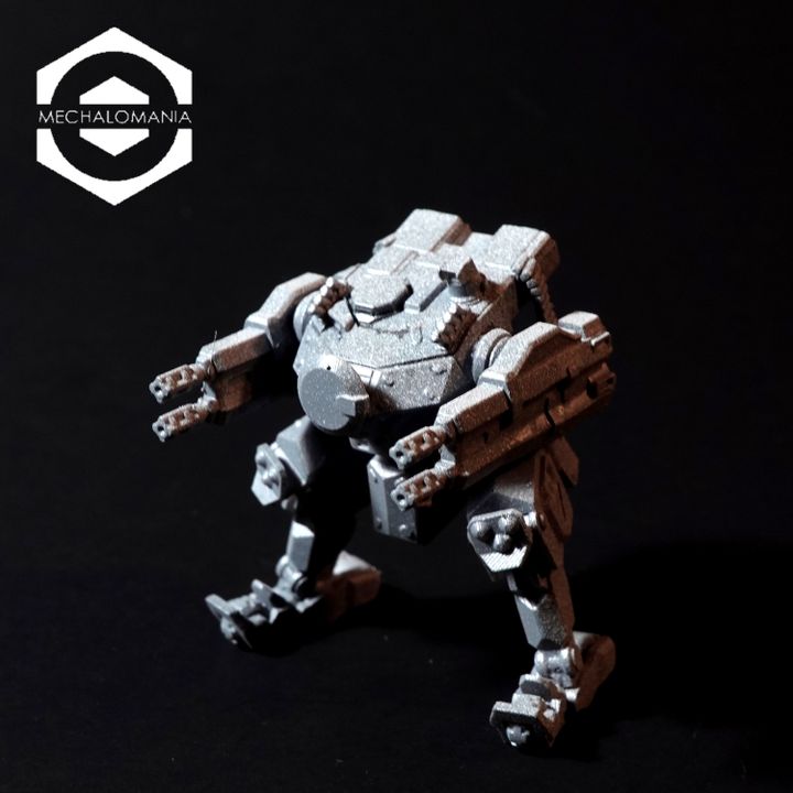 3D Printable Panzer 9 BCV: Quad Autocannon (mech) by Rattapoom Kotchapong