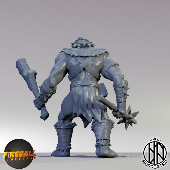 3D Printable Grusk, the Bugbear Brute by Fireball Figurines