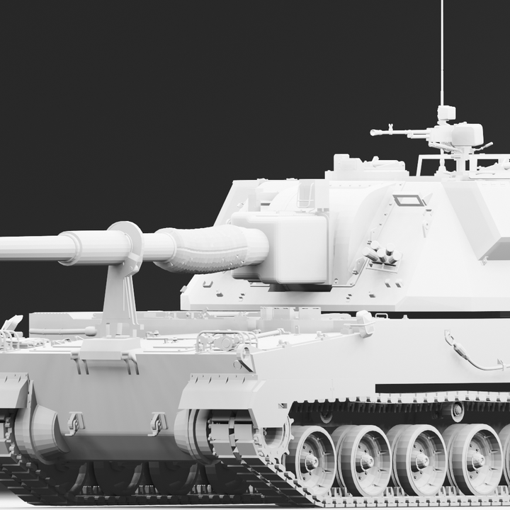 3D Printable Polish AHS Krab by The Military Industrial Complex