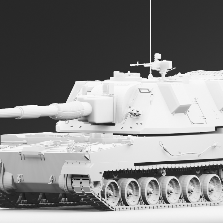 3D Printable Polish AHS Krab by The Military Industrial Complex