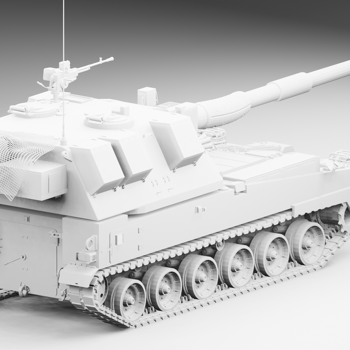 3D Printable Polish AHS Krab by The Military Industrial Complex