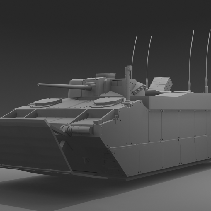 3D Printable USMC EFV-II Expeditionary Fighting Vehicle by The Military ...