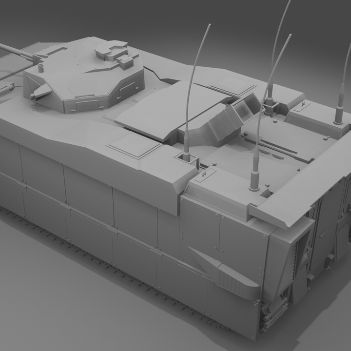 3D Printable USMC EFV-II Expeditionary Fighting Vehicle by The Military ...