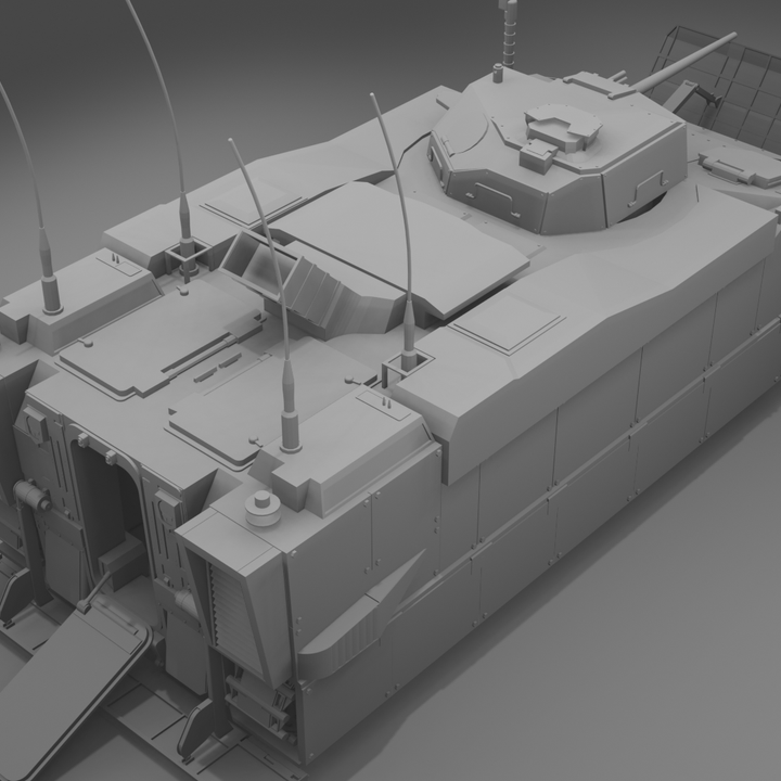 3D Printable USMC EFV-II Expeditionary Fighting Vehicle by The Military ...