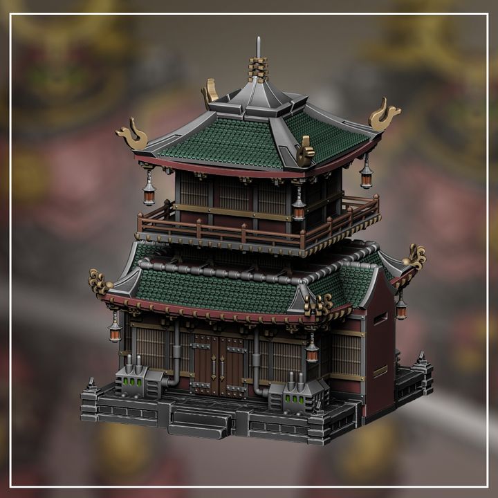 3D Printable Manzu Ama - Terrain Bundle by ZBSminiatures