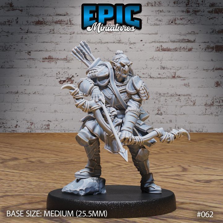 3D Printable Hobgoblin Adventurer Ranger / Giant Goblinoid Creature ...