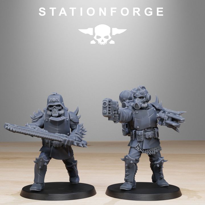 3D Printable Corrupted Guard Builder Kit by Station Forge