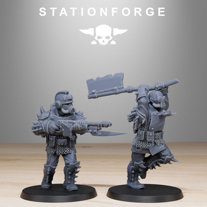 3D Printable Corrupted Guard Builder Kit by Station Forge