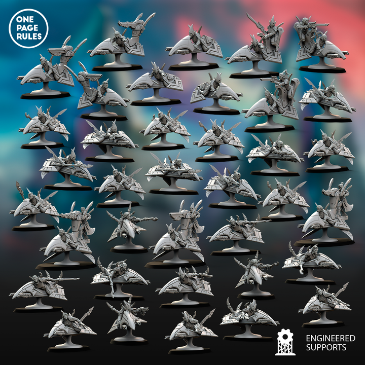 3D Printable High Elf Fleets - Release #6 by One Page Rules