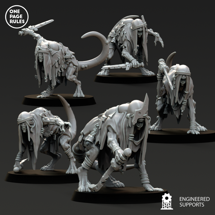 3D Printable Shadow Stalkers - Release #3 by One Page Rules