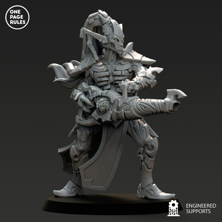 3D Printable Elemental Protectors - High Elf Fleets by One Page Rules