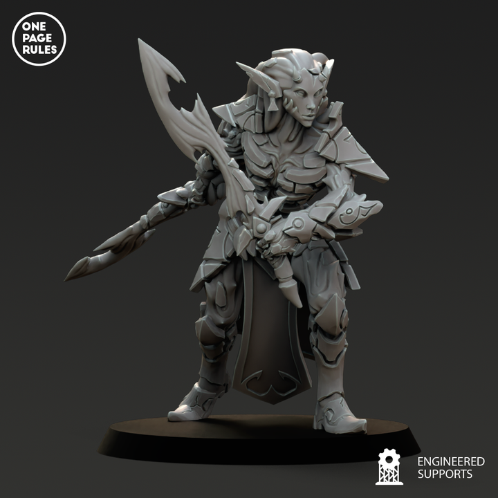 3D Printable Elemental Strikers - High Elf Fleets by One Page Rules