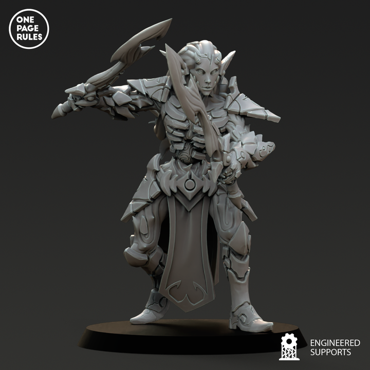 3D Printable Elemental Strikers - High Elf Fleets by One Page Rules