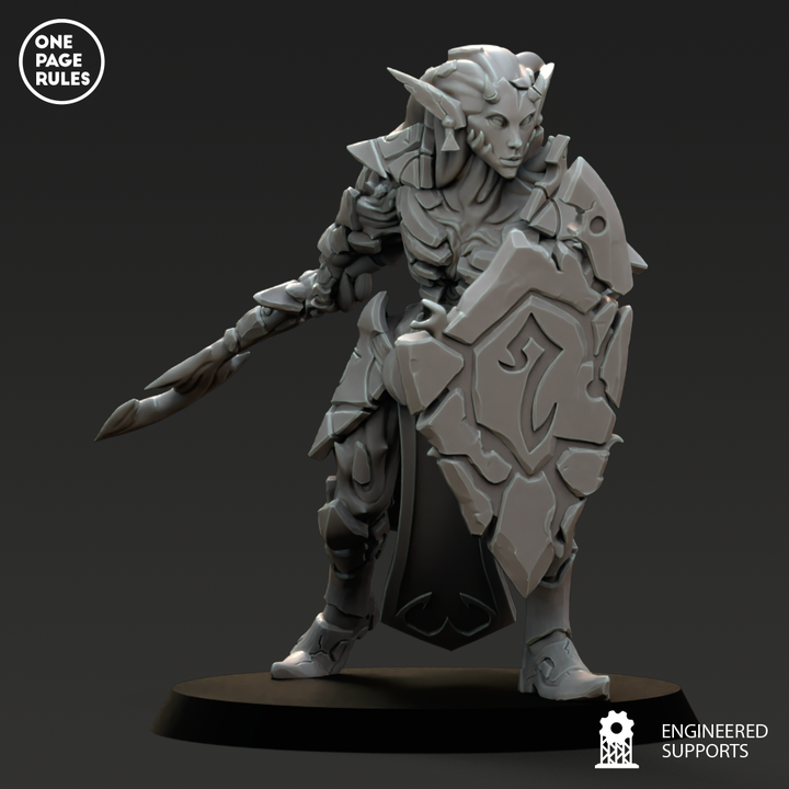 3D Printable Elemental Strikers - High Elf Fleets by One Page Rules