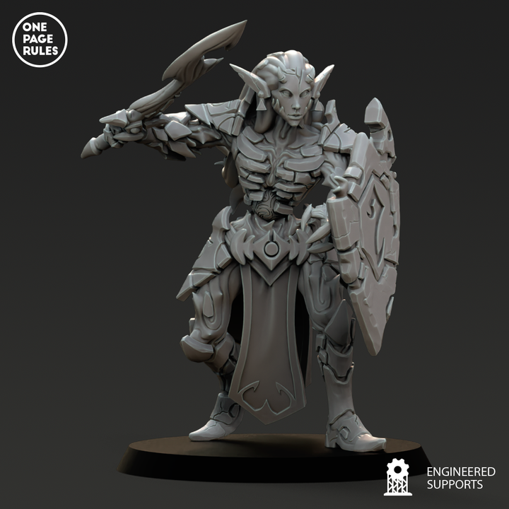 3D Printable Elemental Strikers - High Elf Fleets by One Page Rules