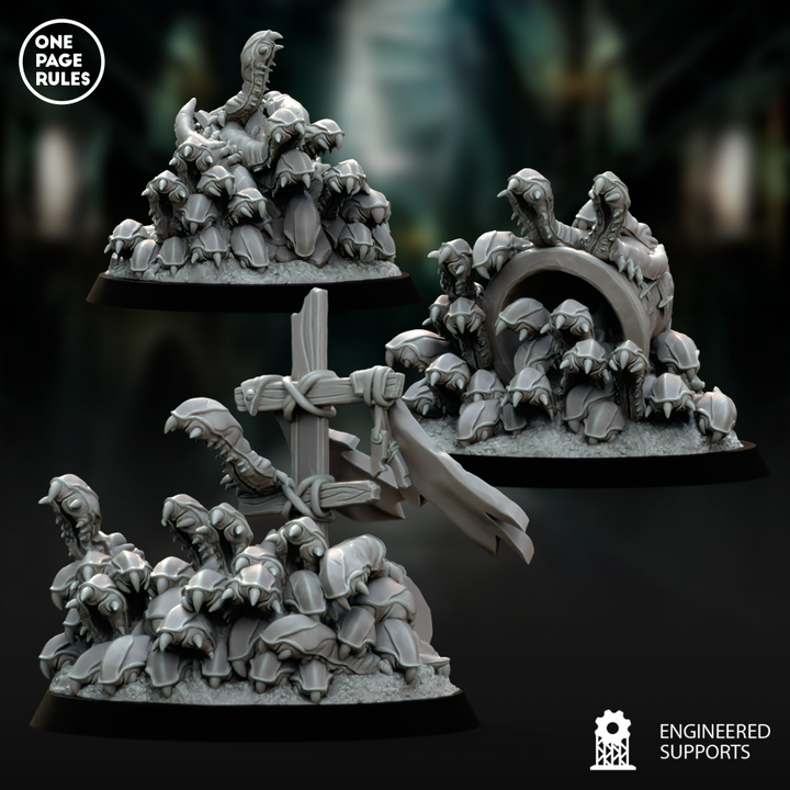 3D Printable Fang Swarms - Shadow Stalkers by One Page Rules