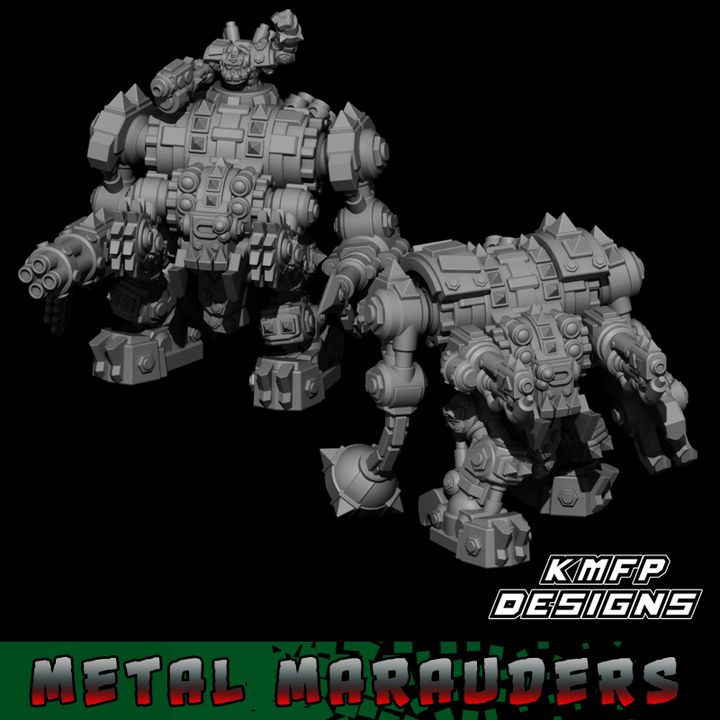 3D Printable Metal Marauders - Clunkers by KMFP Designs