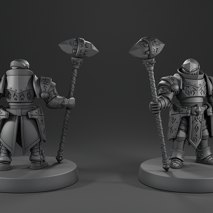 3D Printable Lorian Runesmith - Loadout 1 by Beyond Space