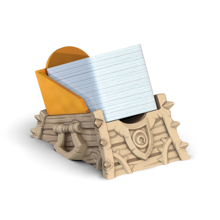3D Printable Chest of Legends - DeckMaster by Unchained Games