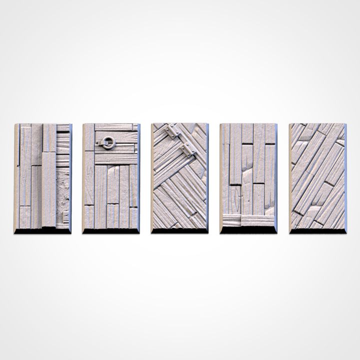3D Printable Wooden Bases (Square) Expansion by Txarli Factory