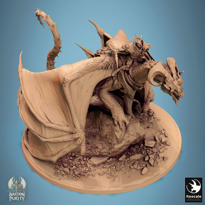 3D Printable Dragon Astralyon Chief by Rescale Miniatures