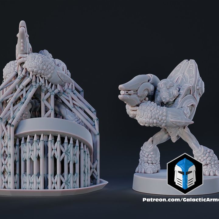 3D Printable 1:48 Scale Halo Grunt Miniatures - 3D Print Files by ...