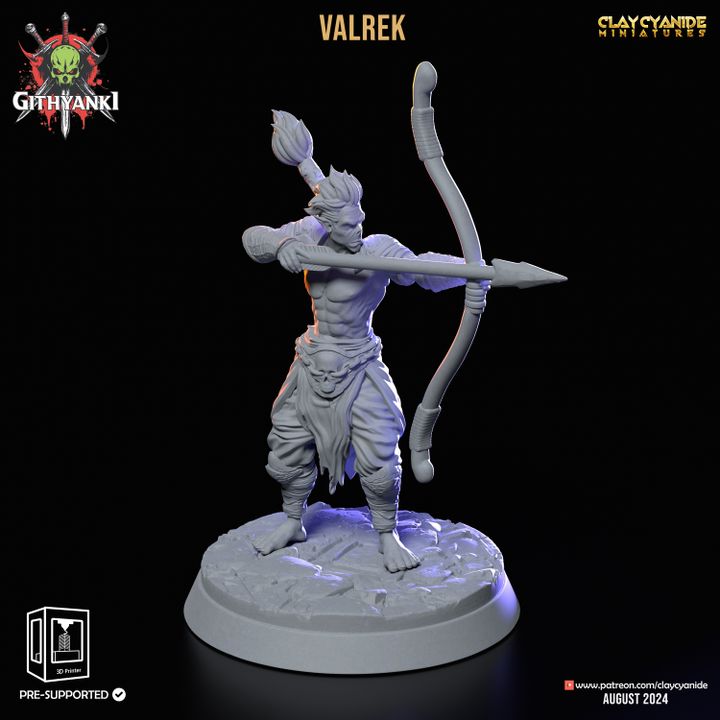 3D Printable Valrek by Clay Cyanide Miniatures