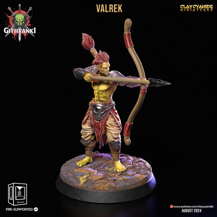 3D Printable Valrek by Clay Cyanide Miniatures