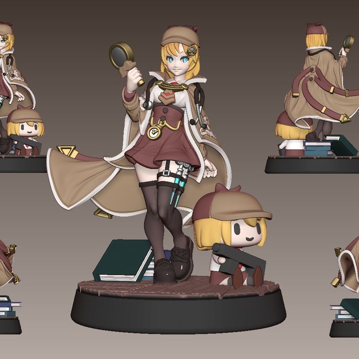 3D Printable Invincible Detective by LPOMC