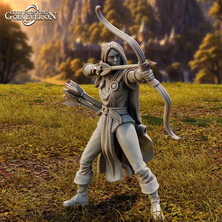 3D Printable Wood Elves - Presupported by The Printing Goes Ever On