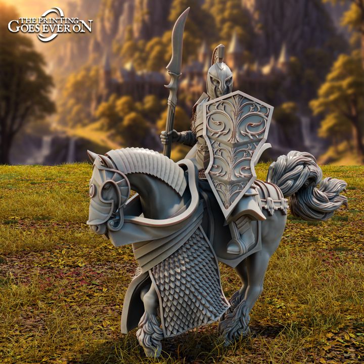 3D Printable High Elf Army - Warhost Set - Full Faction - Presupported ...