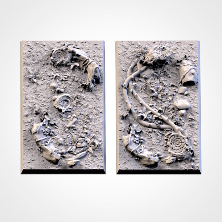 3D Printable Forest Bases (Square) Expansion by Txarli Factory