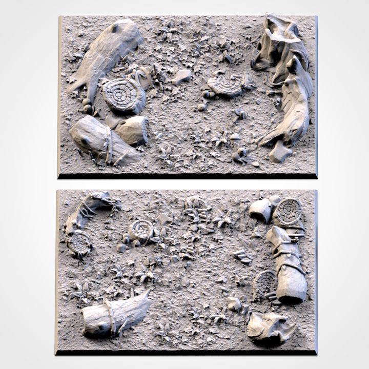 3D Printable Forest Bases (Square) Expansion by Txarli Factory