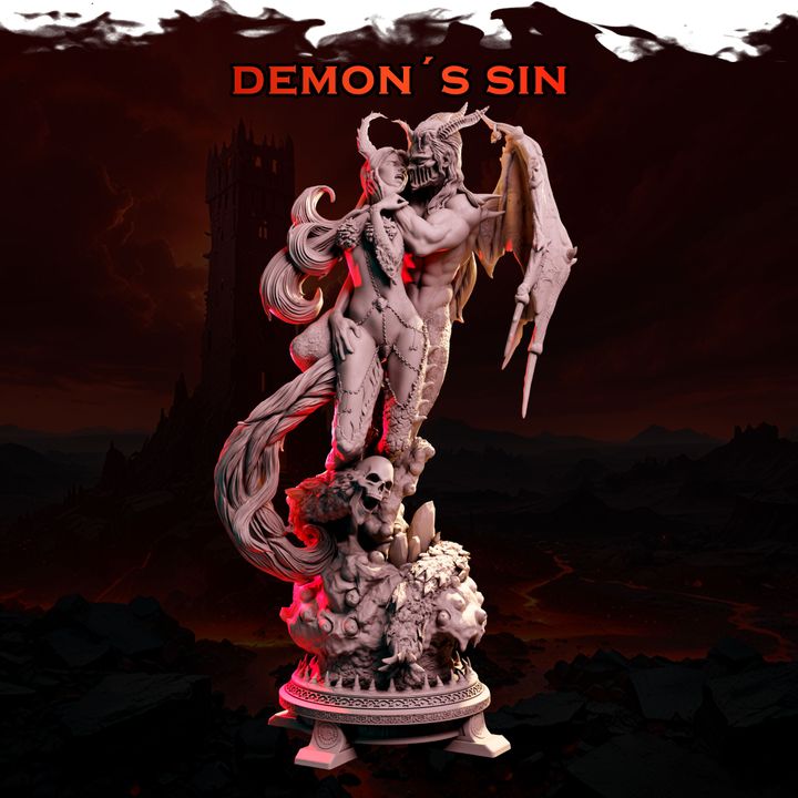 3D Printable Demon´s Sin by Black Bird Miniatures