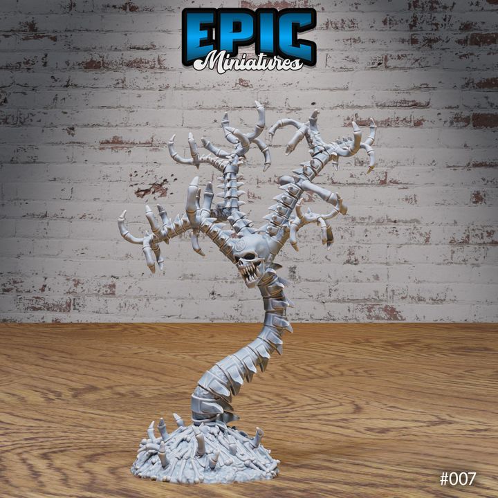 3D Printable Bone Tree / Bone Swarm / Skelet City Item / Undead Beast ...