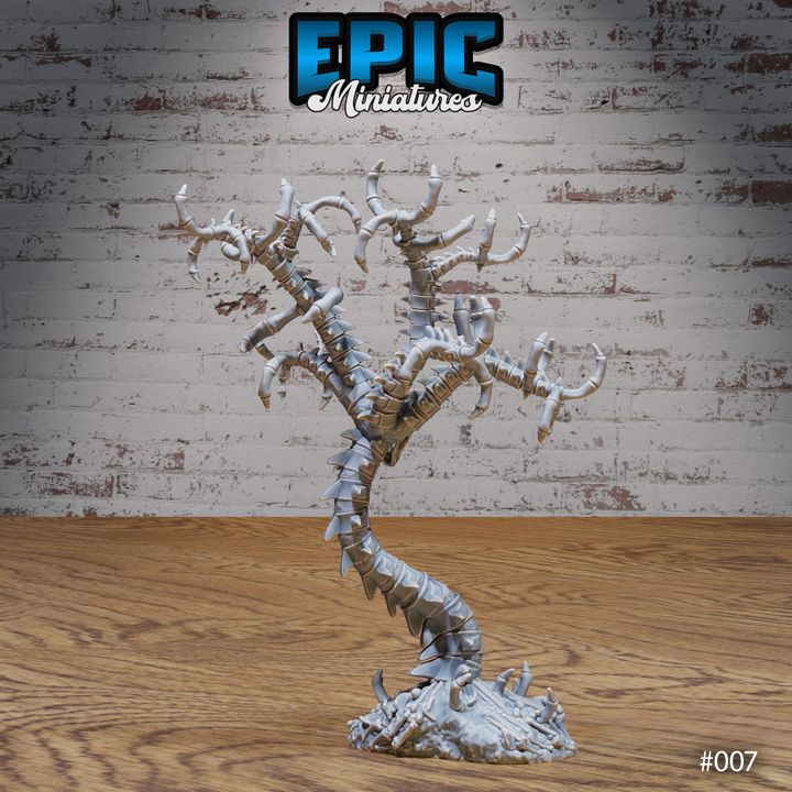 3D Printable Bone Tree / Bone Swarm / Skelet City Item / Undead Beast ...