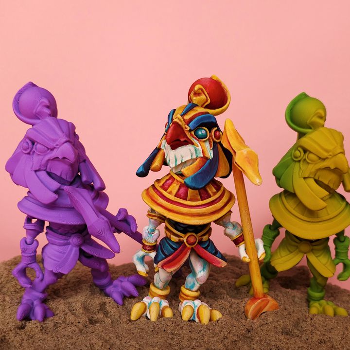 3D Printable Articulated Ra by TwistyPrints