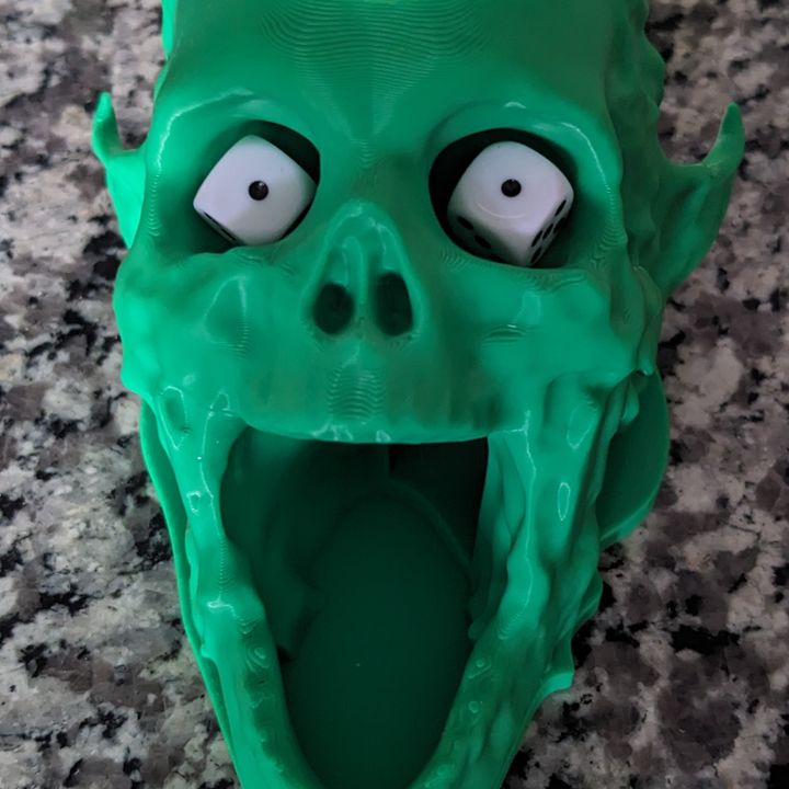 3D Printable Dead Goblin God Dice Tower by Tabula-Rasa-Gaming