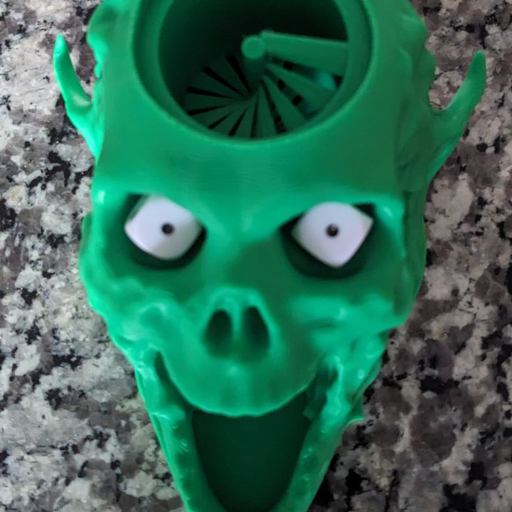 3D Printable Dead Goblin God Dice Tower by Tabula-Rasa-Gaming