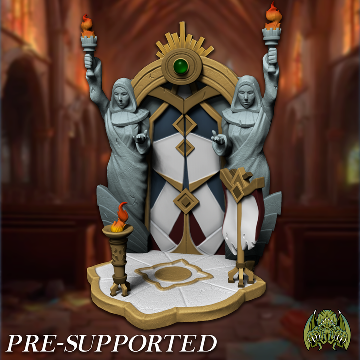 3D Printable Holy Temple Scenary [PRE-SUPPORTED] Diorama Church by ...