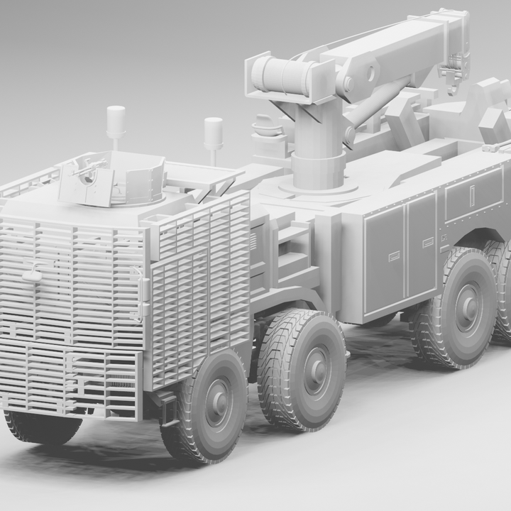 3D Printable British army MAN KAT SVR by The Military Industrial Complex