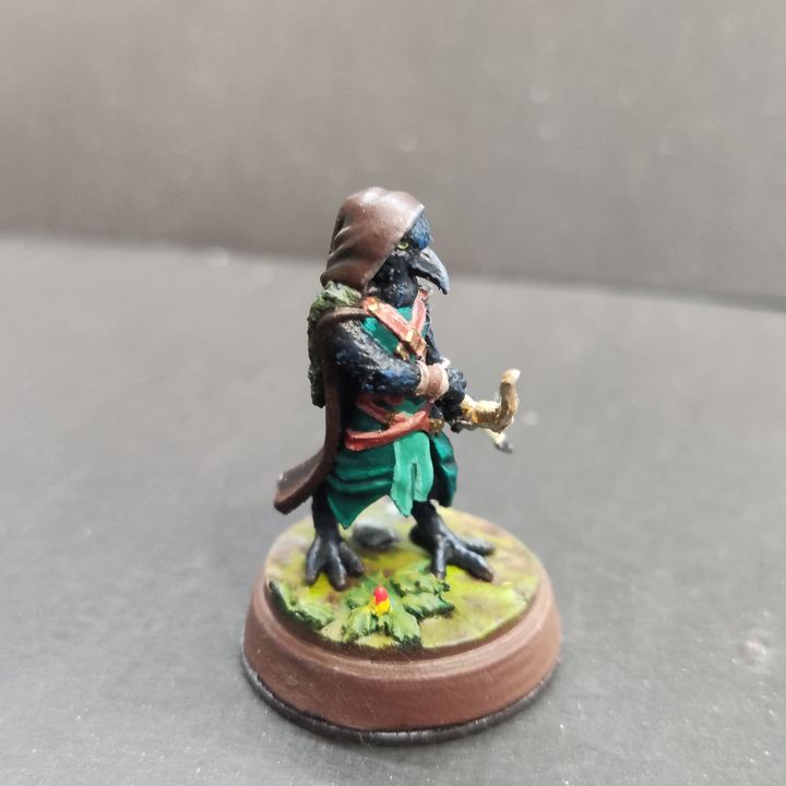 3D Print of Kenku Ranger - Gvizd - Presupported by hunter714