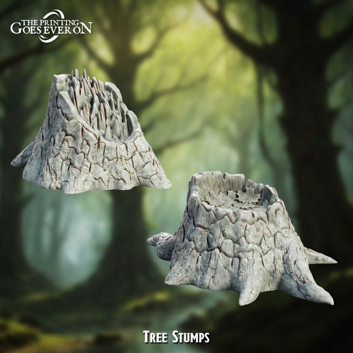 3D Printable Scatter Terrain Props - Heart of the Forest - Presupported ...