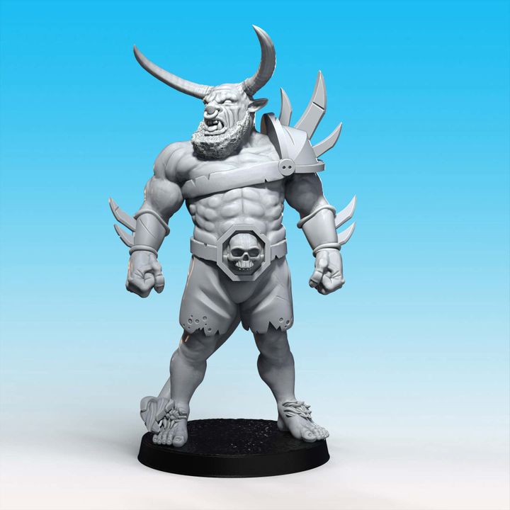 3D Printable Minotaur by agostini