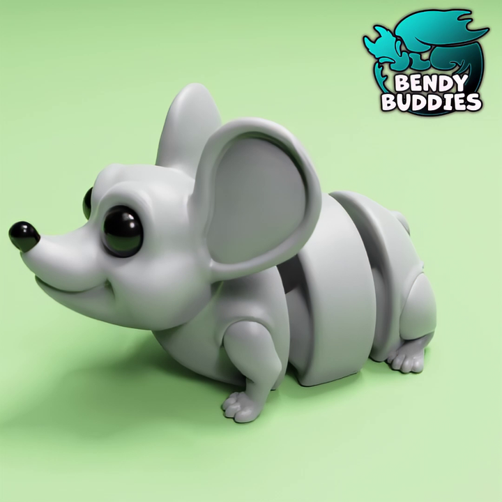 3D Printable Mitsy Cute Mouse / Wild Animal Articulated / Print-in ...