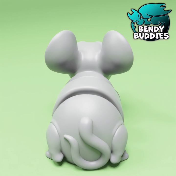 3D Printable Mitsy Cute Mouse / Wild Animal Articulated / Print-in ...