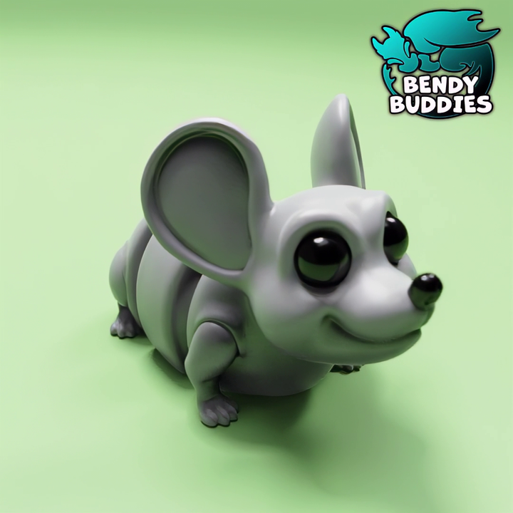 3D Printable Mitsy Cute Mouse / Wild Animal Articulated / Print-in ...