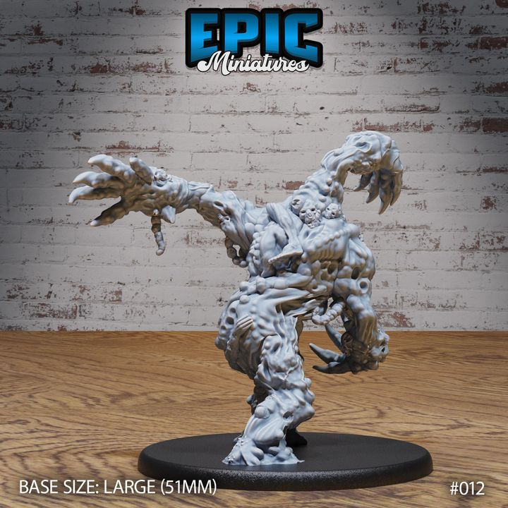 3D Printable Limb Golem Attack / Magical Bone Creature / Giant Formless ...